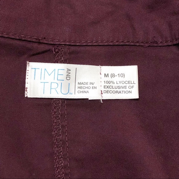 Time and Tru | Jackets & Coats | Time And Tru Womens Embroidered ...